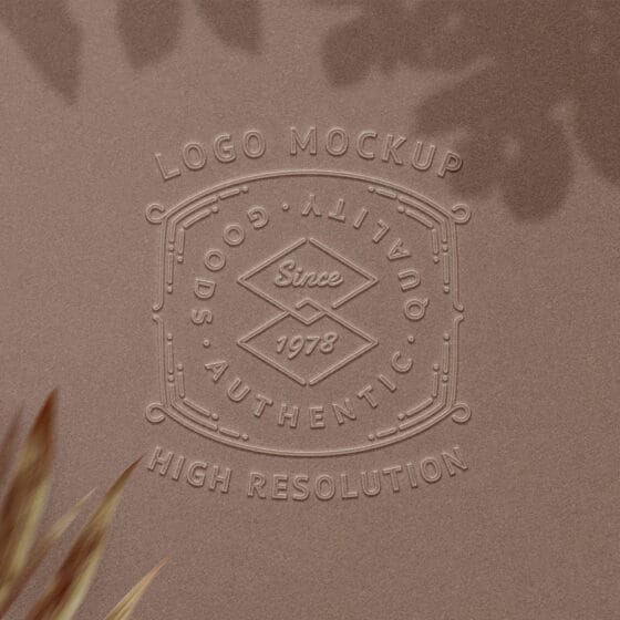 Embossed Logo Mockup » CSS Author