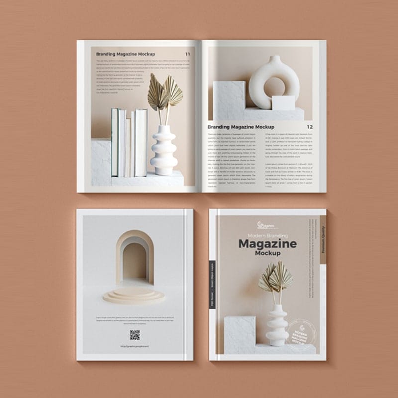 Free Modern Branding Magazine Mockup » CSS Author
