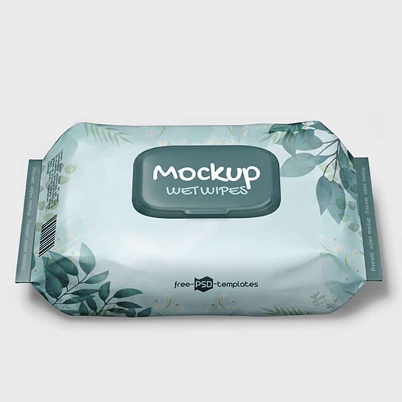 Free Wet Wipes Mockup Template In PSD » CSS Author
