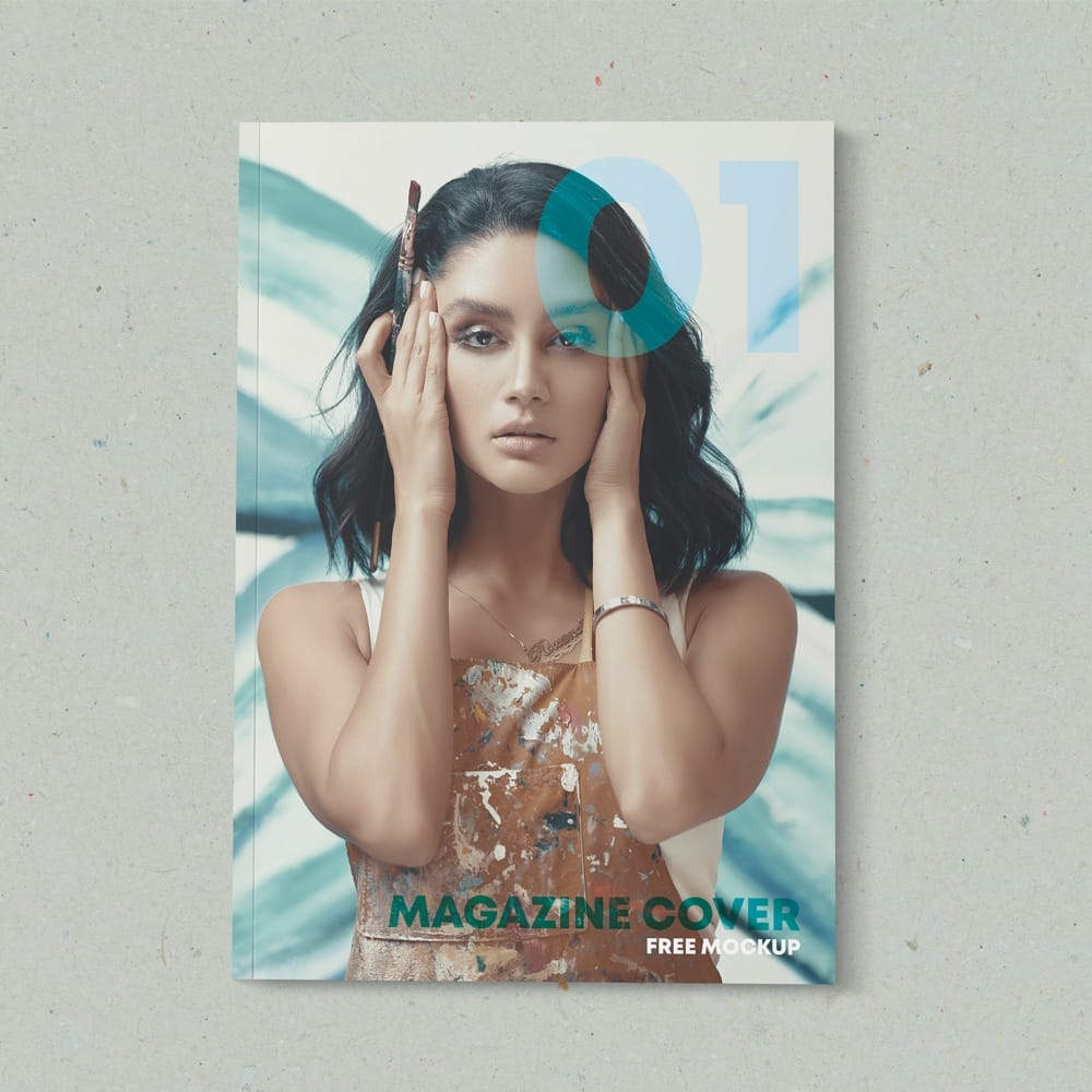 Minimalist Magazine Cover Free Mockup » CSS Author