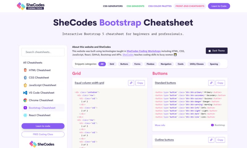 Essential Bootstrap 5 Cheat Sheets » CSS Author
