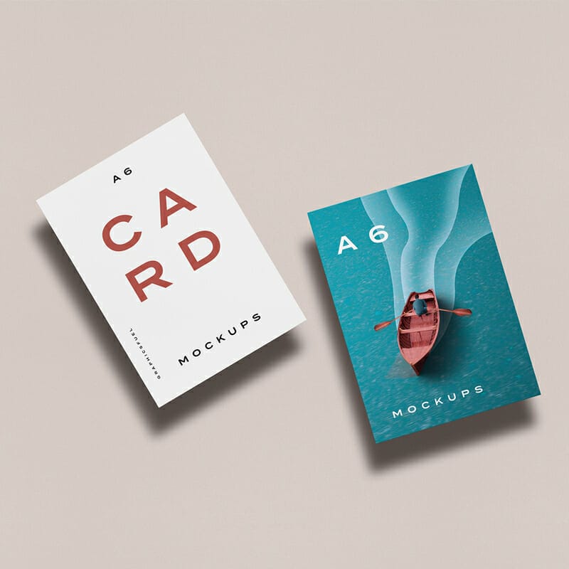 A6 Cards Mockup » CSS Author