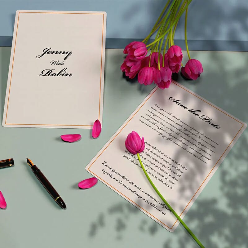 Free Wedding Card Mockup » CSS Author