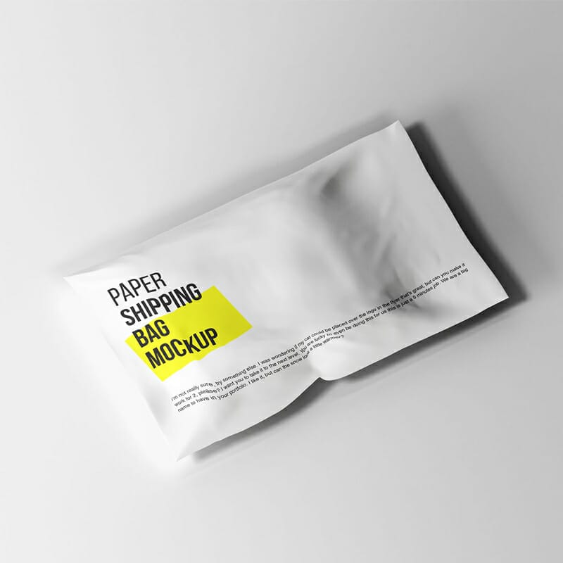 Paper Shipping Package Mockup » CSS Author