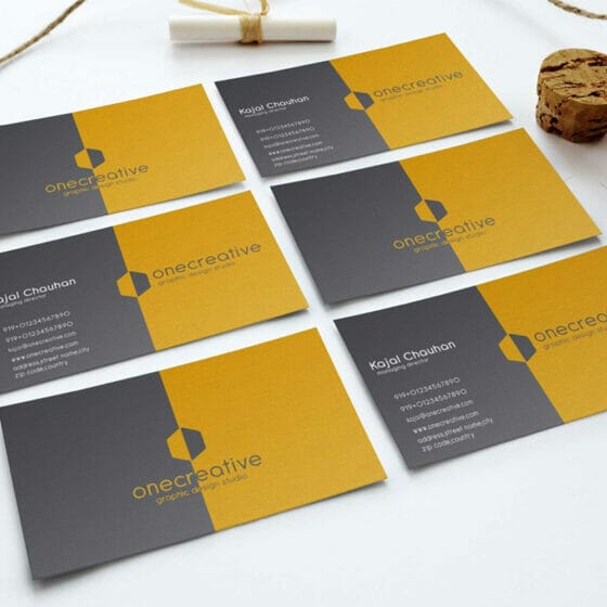 Free Grid Style Business Card Mockup » CSS Author