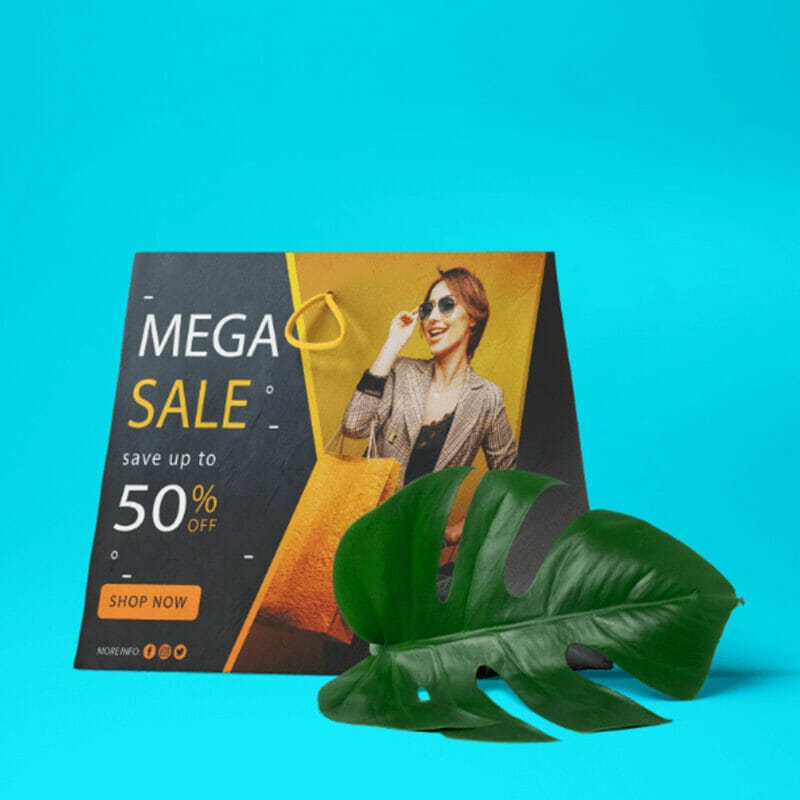 Free Mega Sale Shopping Bag Mockup Design » CSS Author