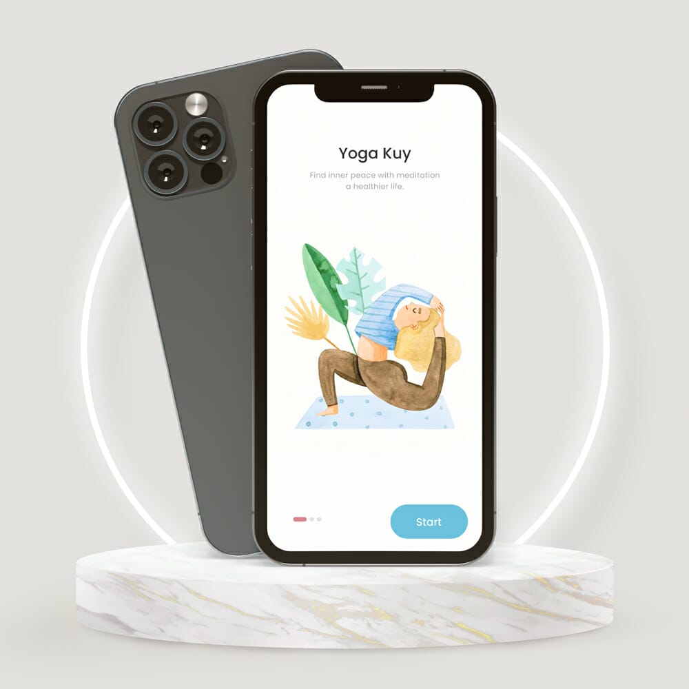 UI Showcase In IPhone 12 Free Mockup » CSS Author