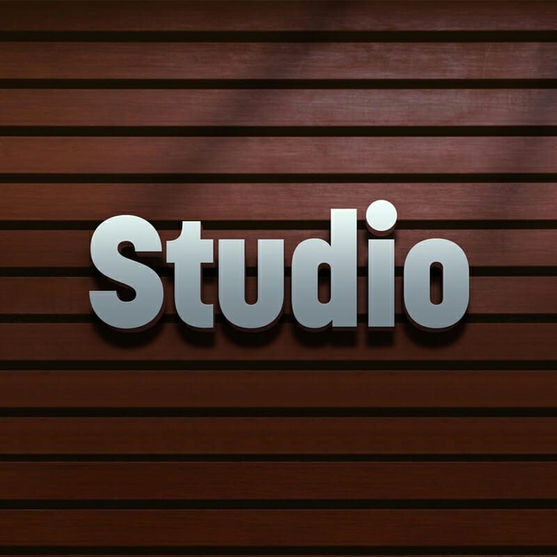 Free Design Studio Logo Mockup PSD » CSS Author