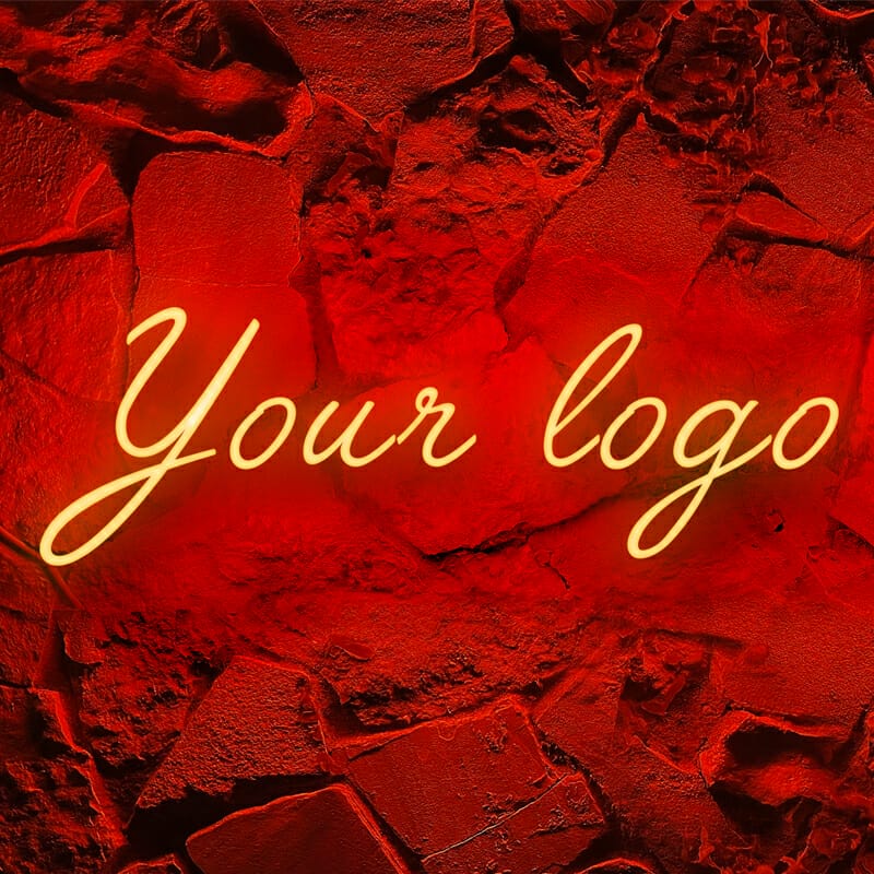 Free Neon Logo Mockup » CSS Author