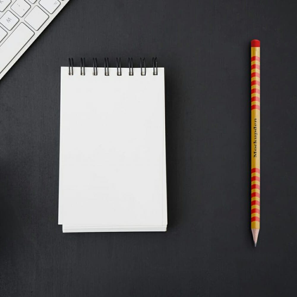 Free Pencil Mockup PSD Template » CSS Author