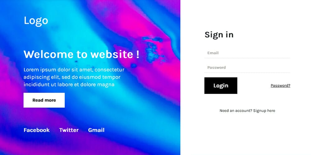 Best Free Bootstrap Login Forms – Yes Web Designs