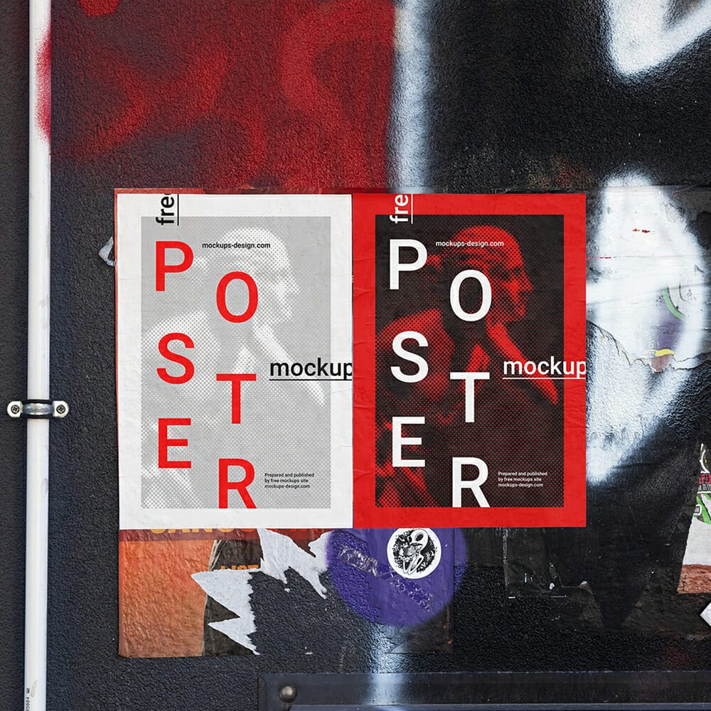 Double Poster Mockup » CSS Author