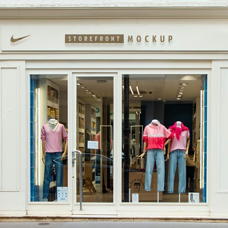 Free Storefront Logotype / Typography Logo Mockup PSD » CSS Author