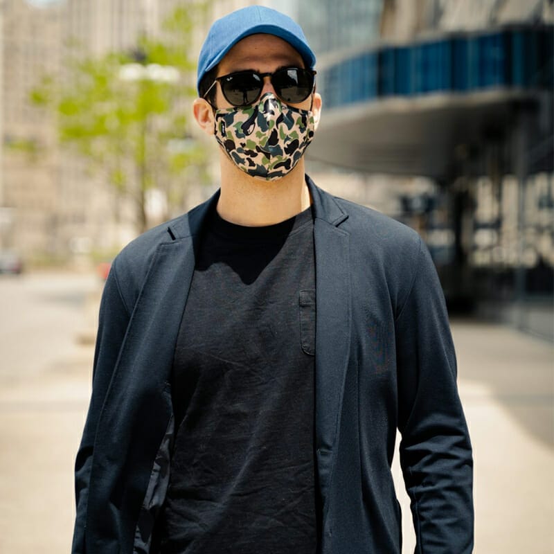 Mask On A Stylish Guy Mockup » CSS Author