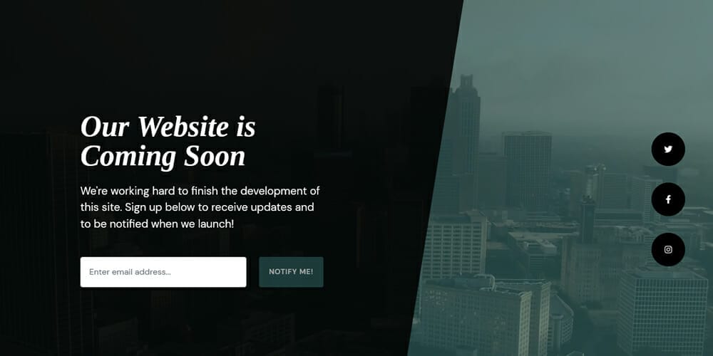Award-Winning Coming Soon HTML Templates – Yes Web Designs