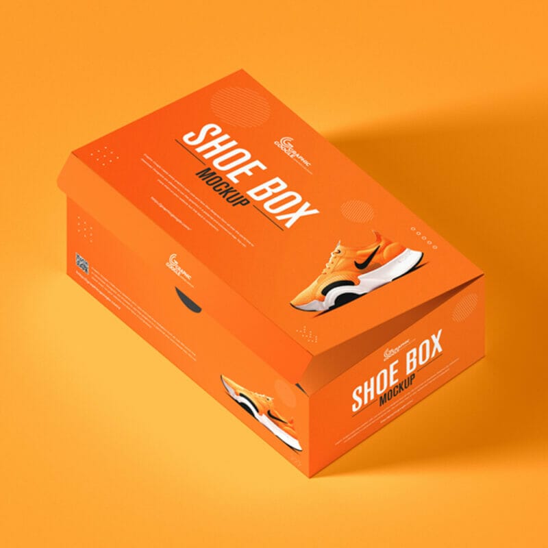 Free PSD Packaging Shoe Box Mockup » CSS Author