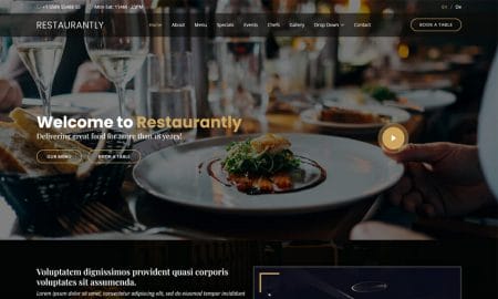 50+ Best Free Restaurant HTML Website Templates Of 2025
