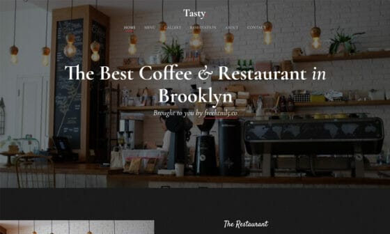 50+ Best Free Restaurant HTML Website Templates Of 2024