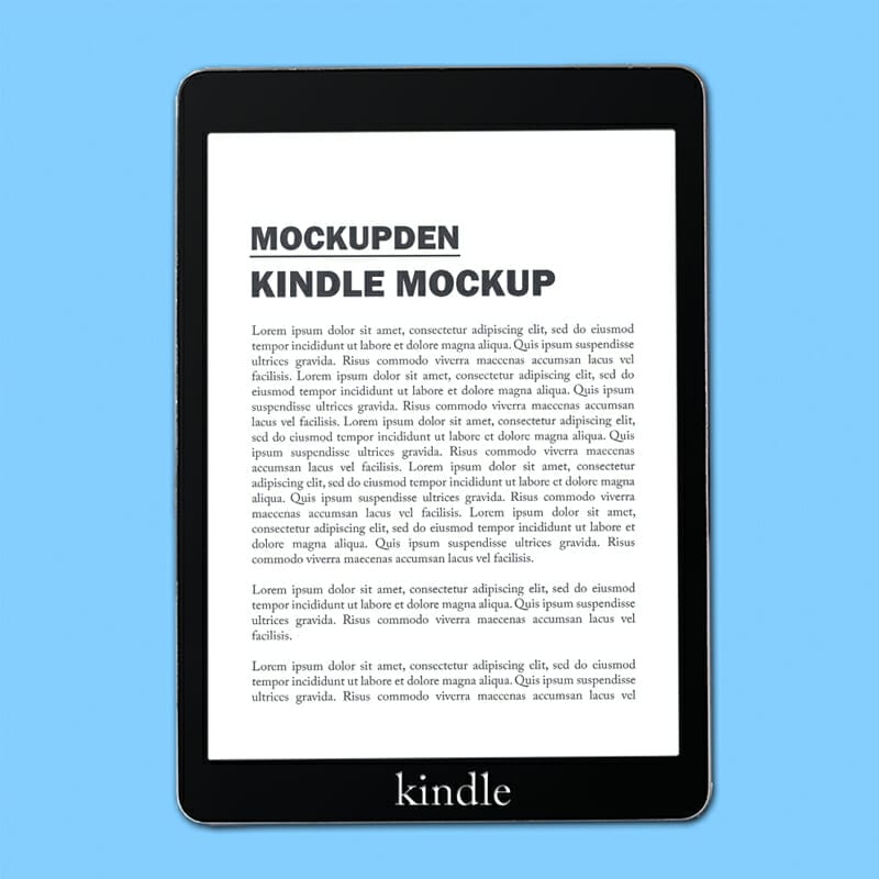 Free Amazon Kindle Mockup PSD Template » CSS Author