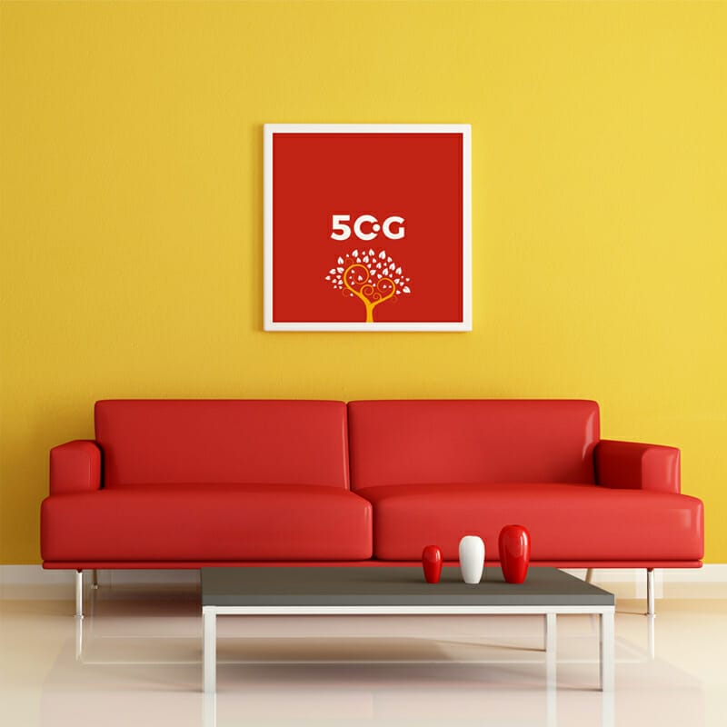 Free Modern Interior Room Frame Mockup PSD » CSS Author