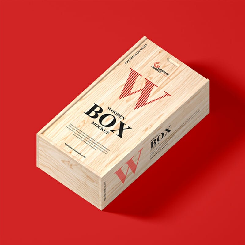 Free Premium Wooden Box Mockup » CSS Author