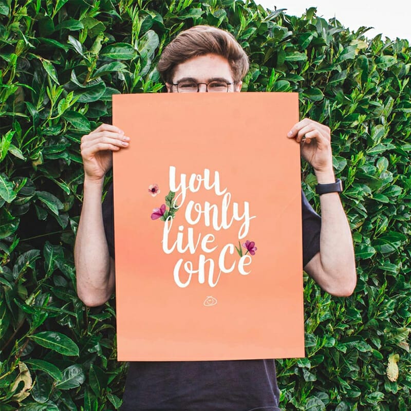 Free Hand Holding Poster Mockup PSD » CSS Author