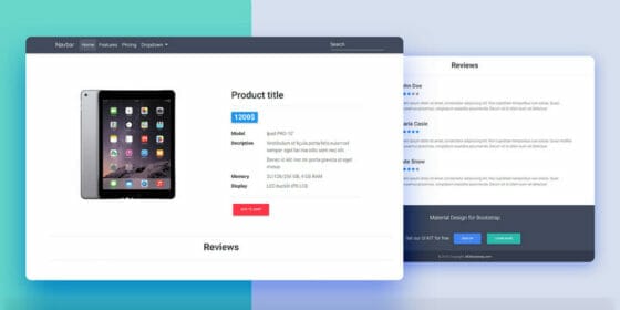 Free eCommerce Bootstrap Templates – Yes Web Designs