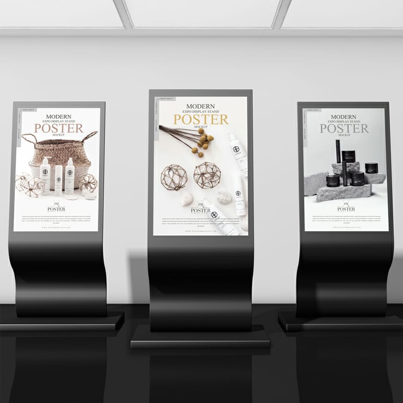 Modern Expo Display Stand Poster Mockup » CSS Author