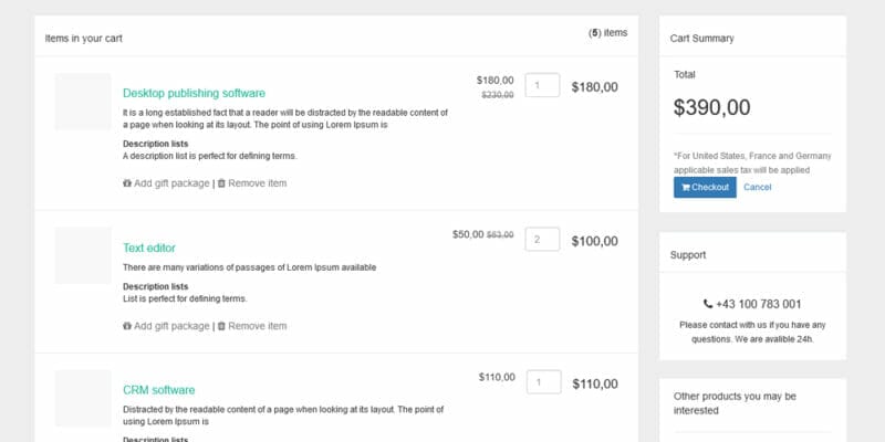 Free Bootstrap Shopping Cart Templates – Yes Web Designs