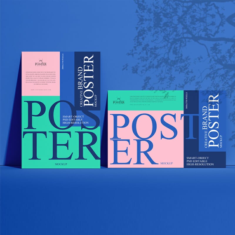 Creative Brand Poster Mockup » CSS Author