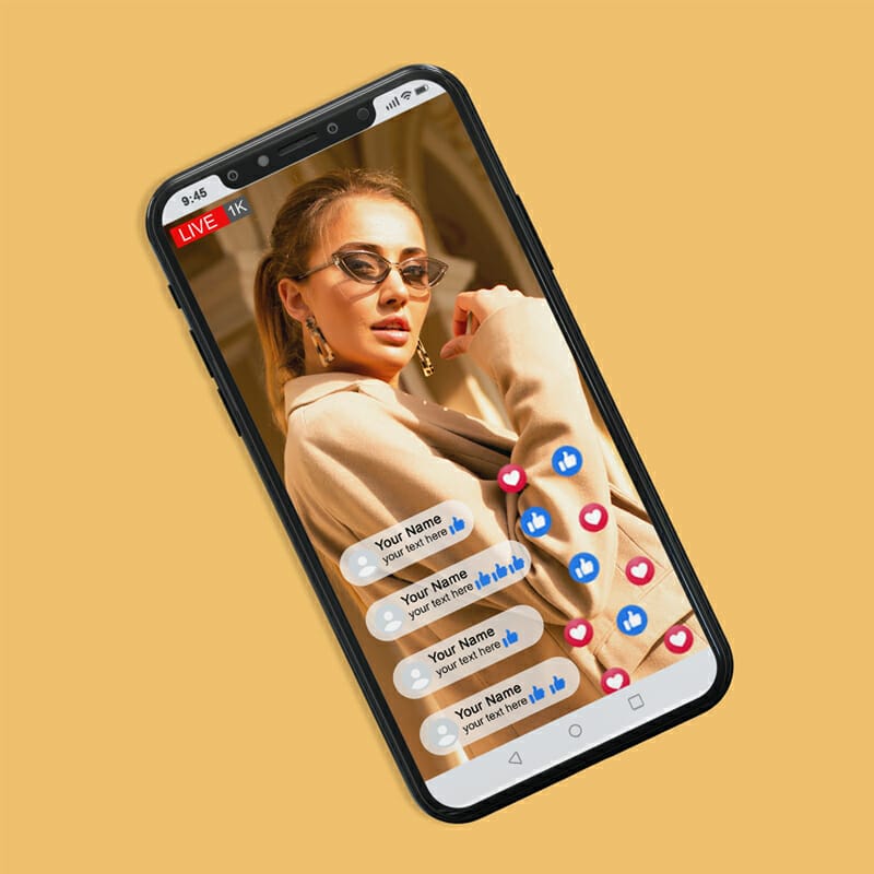 Free Facebook Live Stream Mockup PSD Template » CSS Author