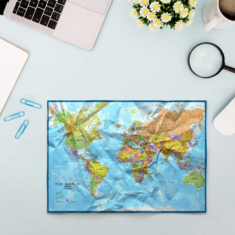 Free Folded Map Mockup PSD Template » CSS Author