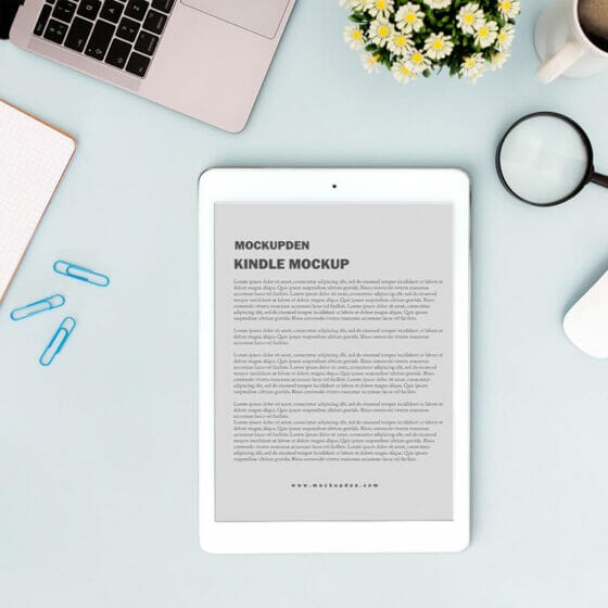 10+ Best Free Amazon Kindle Mockup Templates » CSS Author