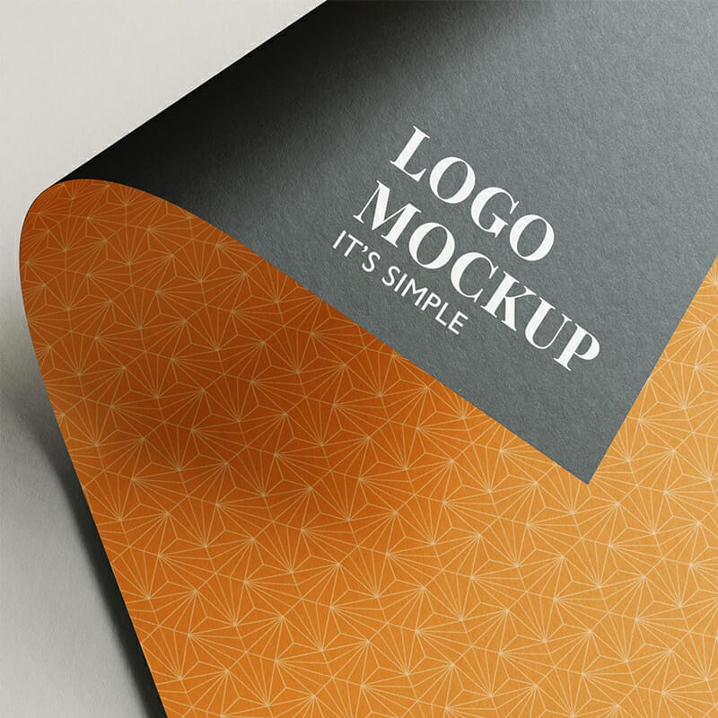 Free Logo On Paper Mockup » CSS Author
