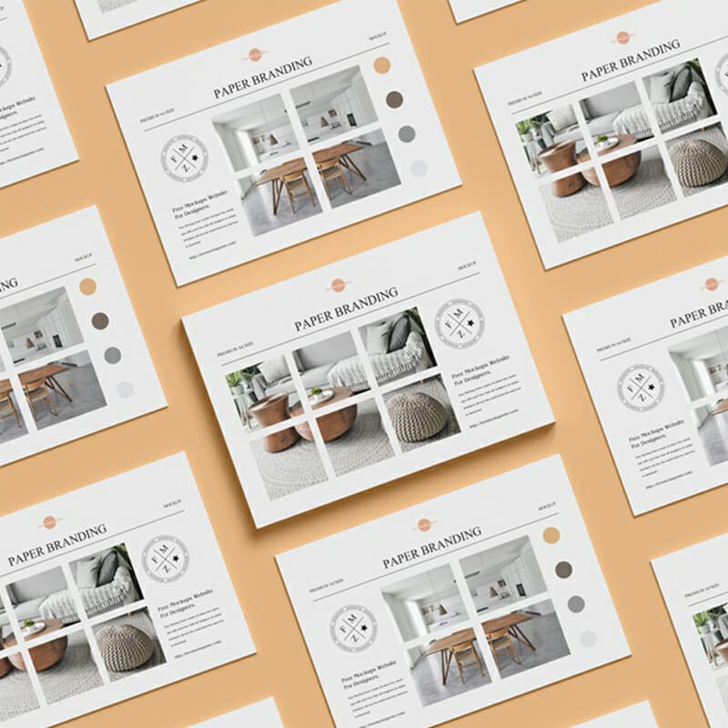 Free Premium A4 Size Paper Branding Mockup » CSS Author