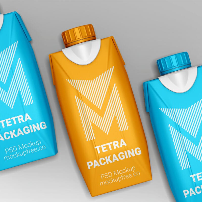 Free Tetra Packaging Mockup » CSS Author