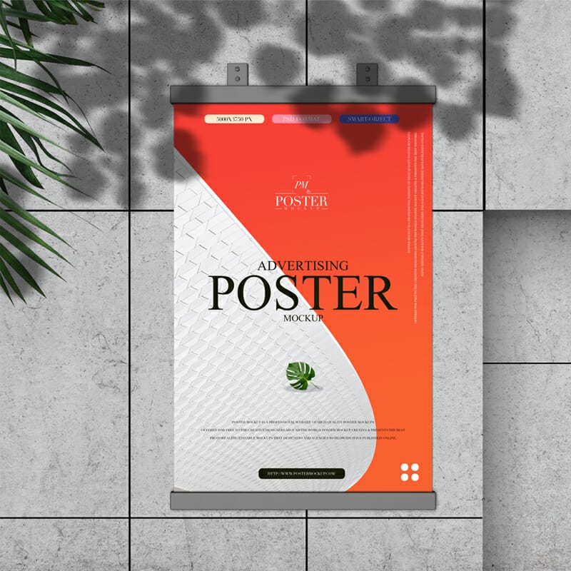 Industrial Building Advertising Poster Mockup » CSS Author