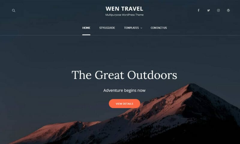 15+ Best Free Travel Blog WordPress Themes 2025