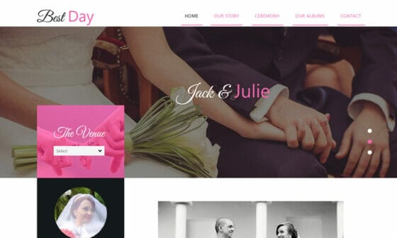 10+ Top Free Marriage Invitation Website Templates » CSS Author