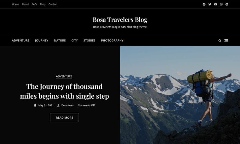 15+ Best Free Travel Blog WordPress Themes 2024