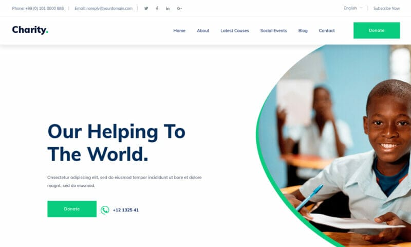 Best Free Website Templates For Organizations