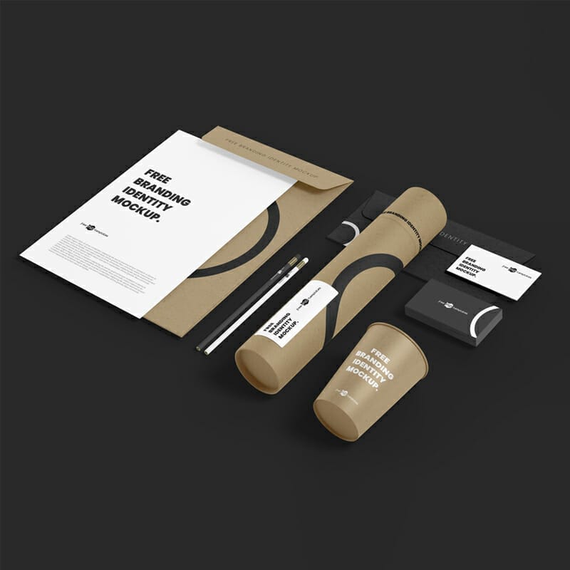 Free Branding Identity Mockup » CSS Author