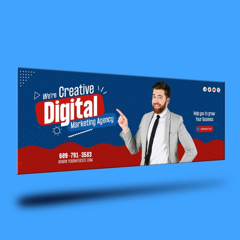 Free Fb Cover Mockup PSD Template » CSS Author