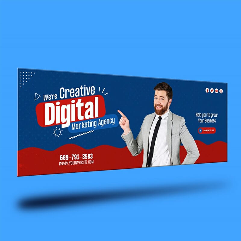 Free Fb Cover Mockup PSD Template » CSS Author