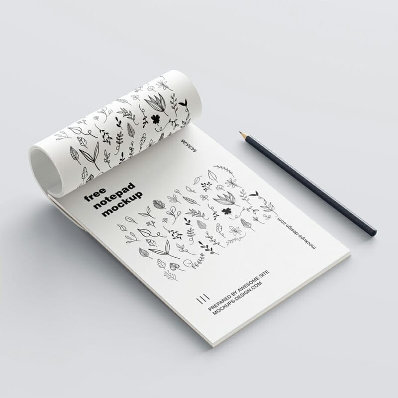 Free Notepad Mockup » CSS Author