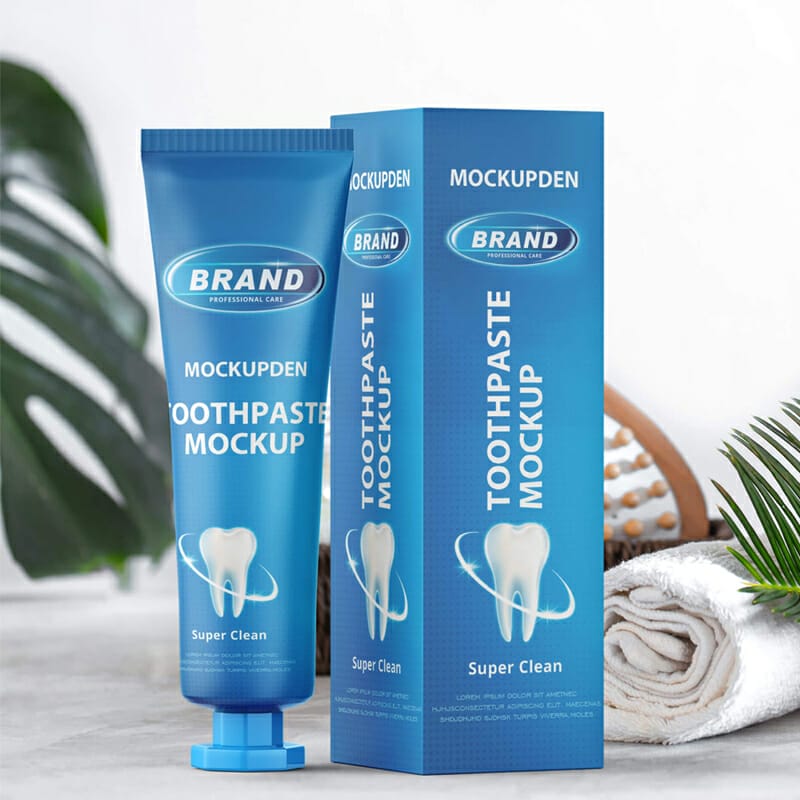 Free Toothpaste Packaging Mockup PSD Template » CSS Author