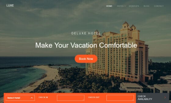 10+ Best Free Booking Website Templates 2025