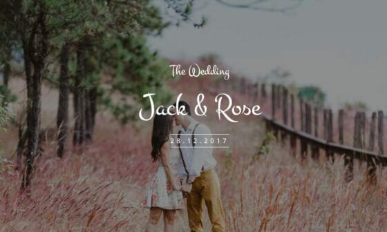 10+ Top Free Marriage Invitation Website Templates » CSS Author