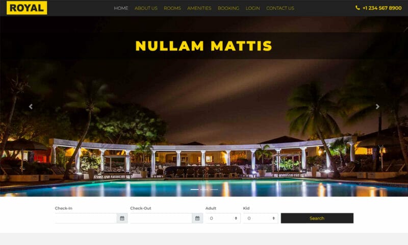 10+ Best Free Booking Website Templates 2025