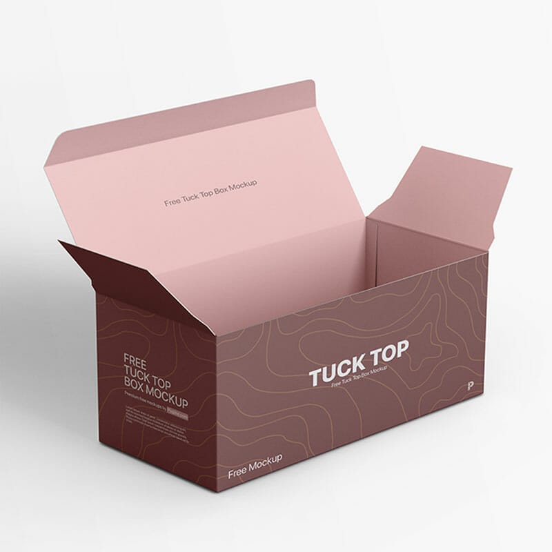 Free Tuck Top Box Mockup » CSS Author